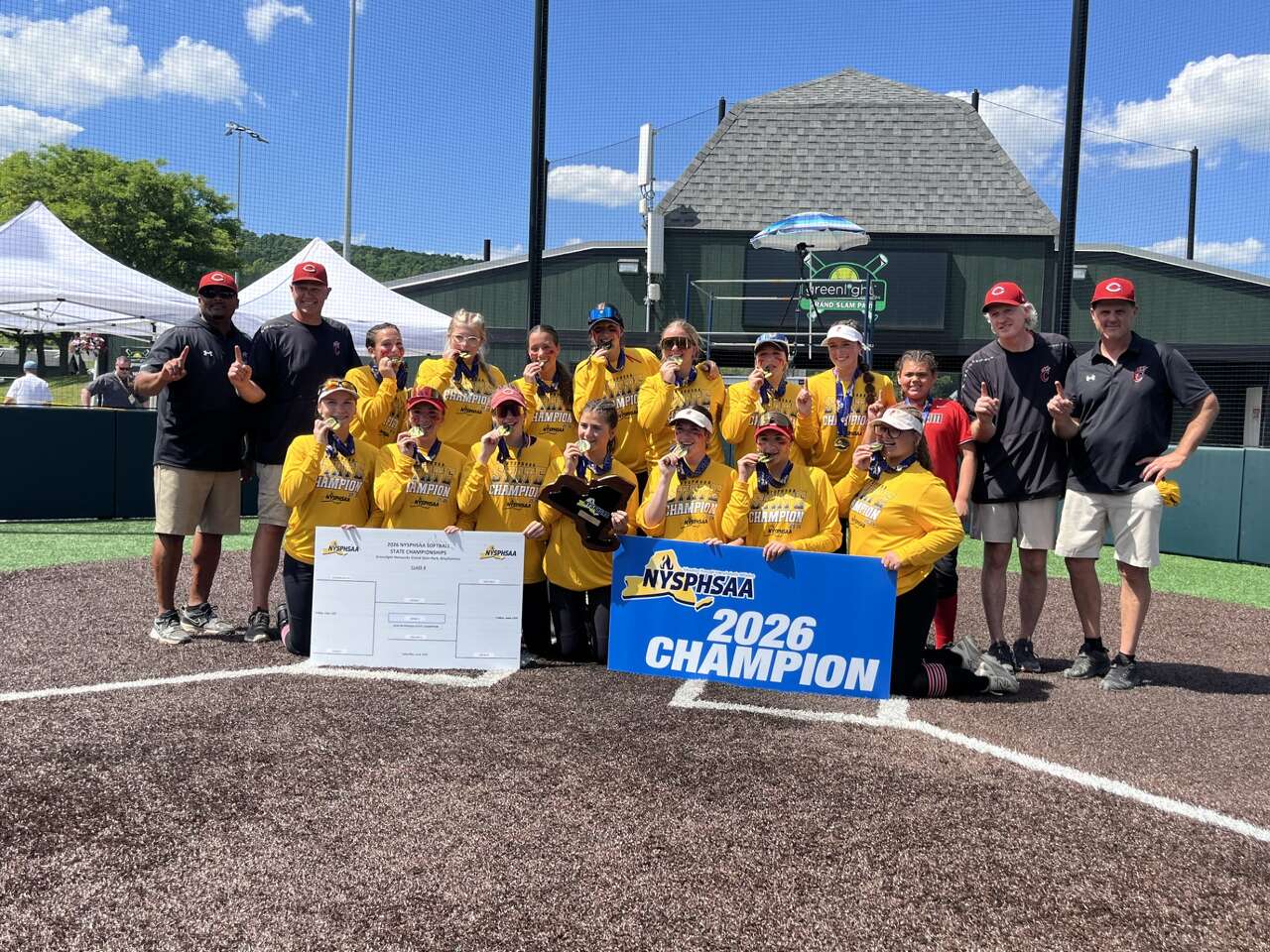 Skylar Groom leads Chatham softball to Class B state title repeat