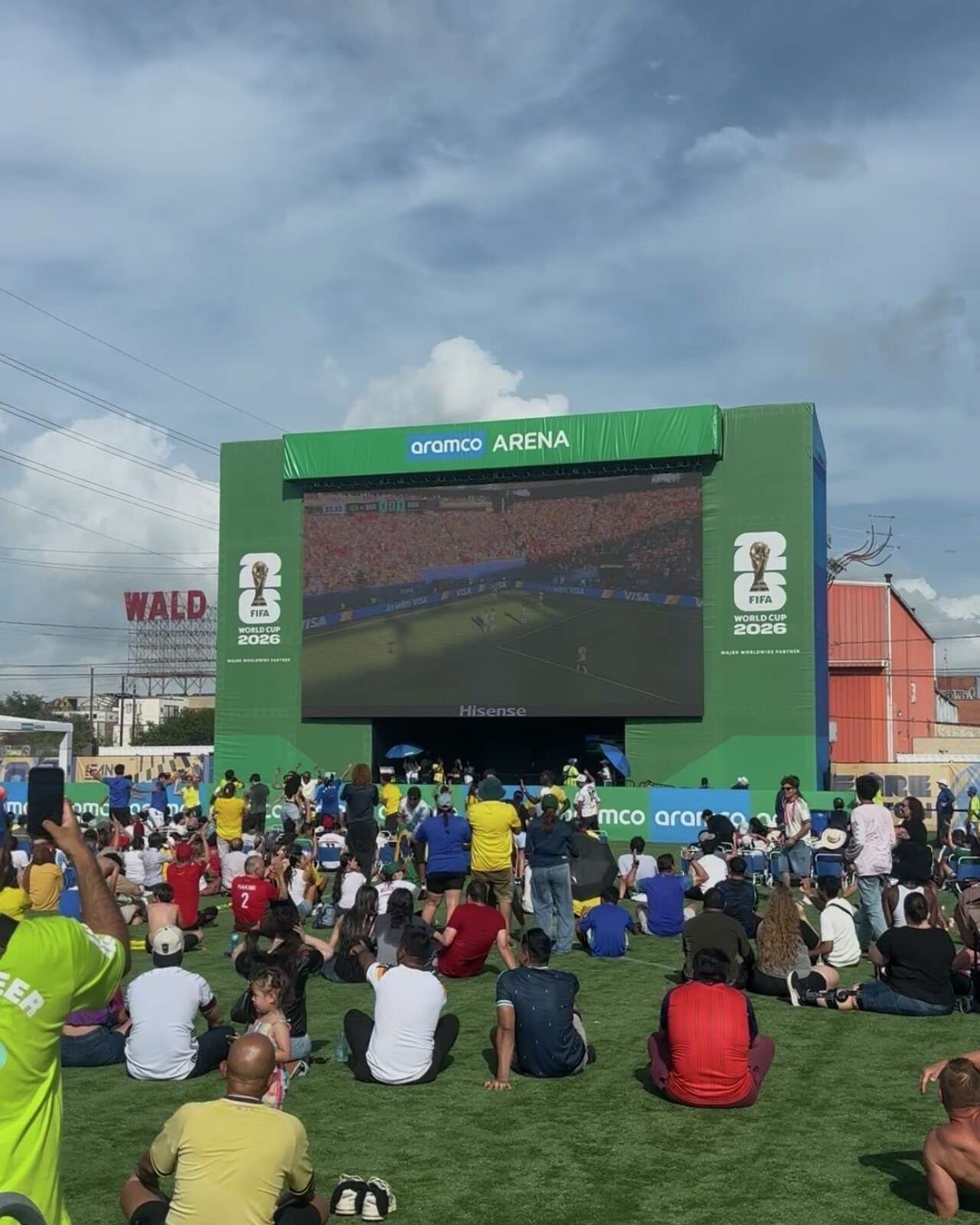 Brazil, Morocco fans pack FIFA Fan Fest in downtown as heat continues ...