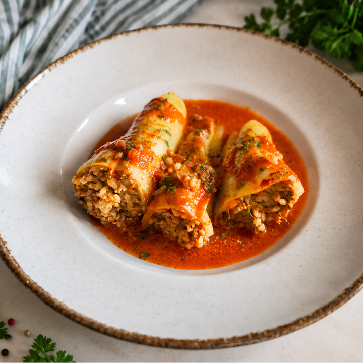 Szaftos, magyaros töltött paprika: bulgurral készítve mindenki imádni fogja