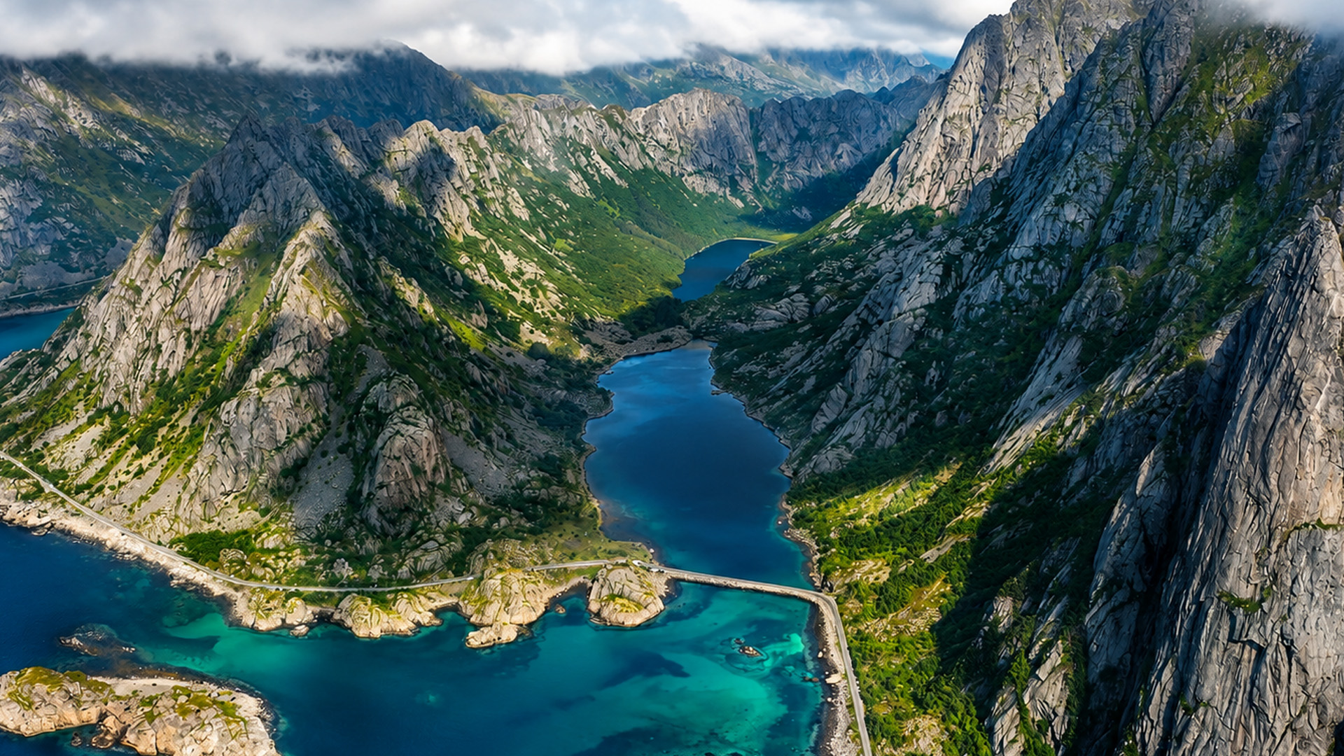Region rybacki ukryty za gigantycznymi szczytami