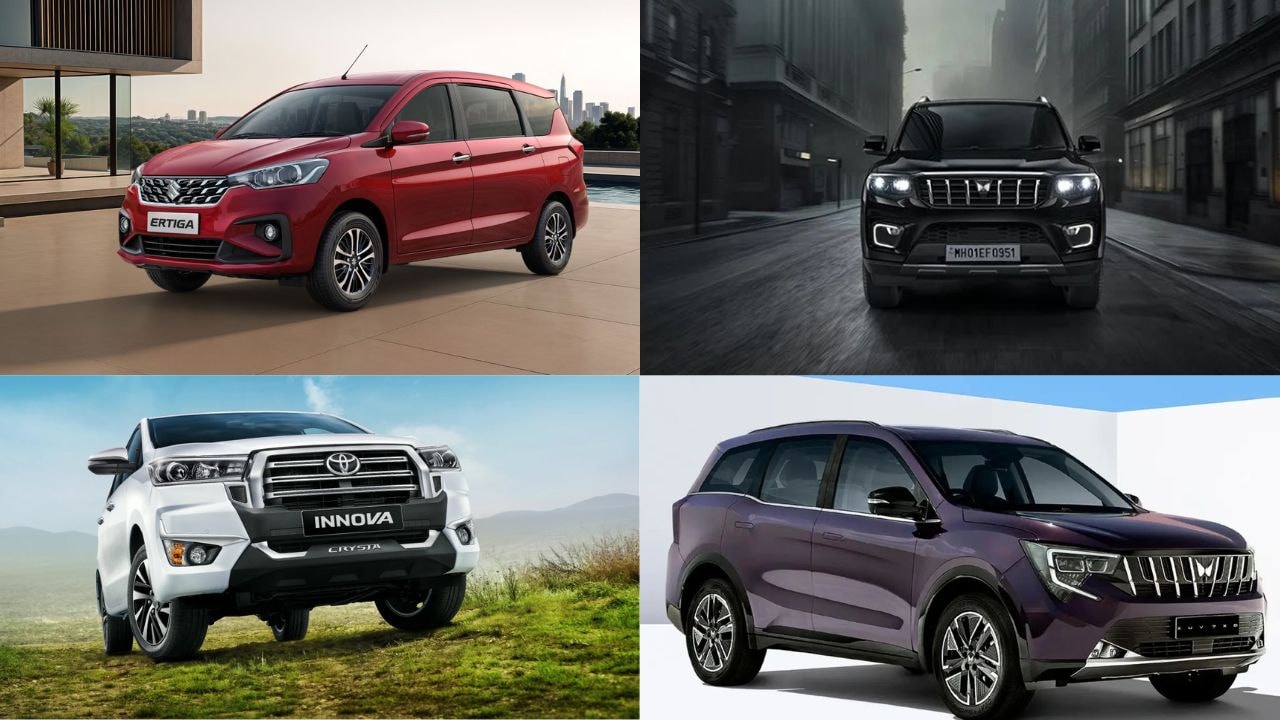 Top 10 best-selling 7-seater cars in May 2026; Maruti Suzuki Ertiga ...