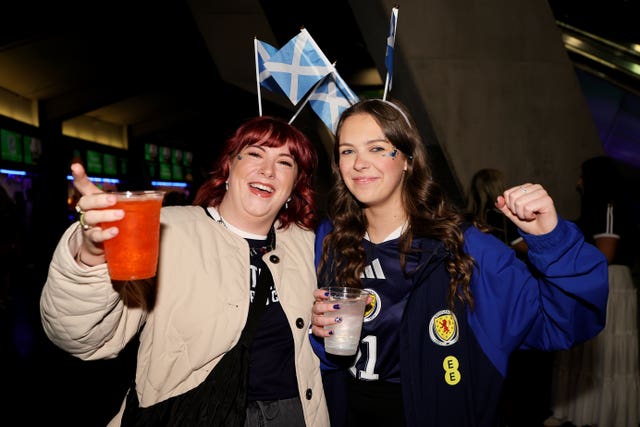 Scotland fans celebrate as first World Cup game in 28 years ends in a win
