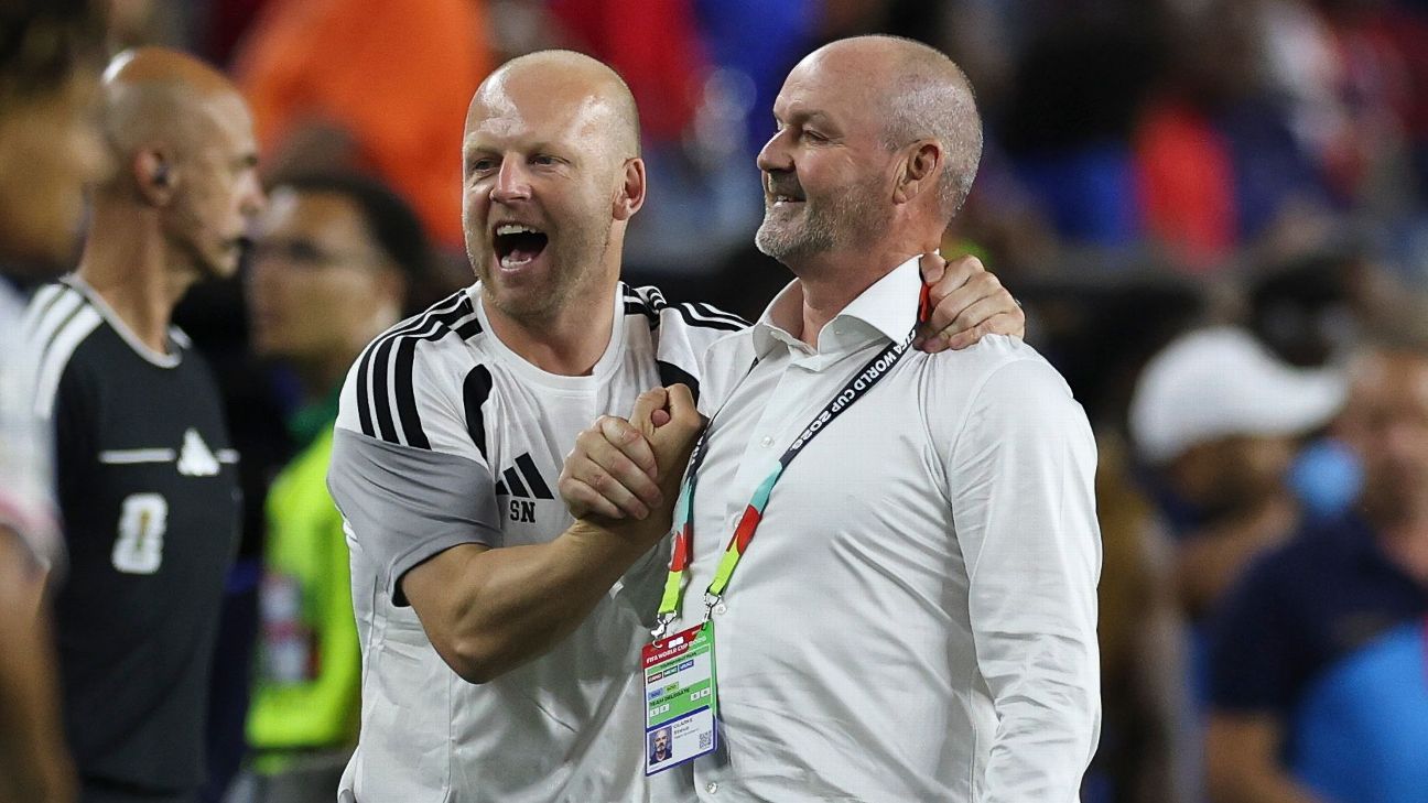 Scotland ease pressure with 1st World Cup win since 1990