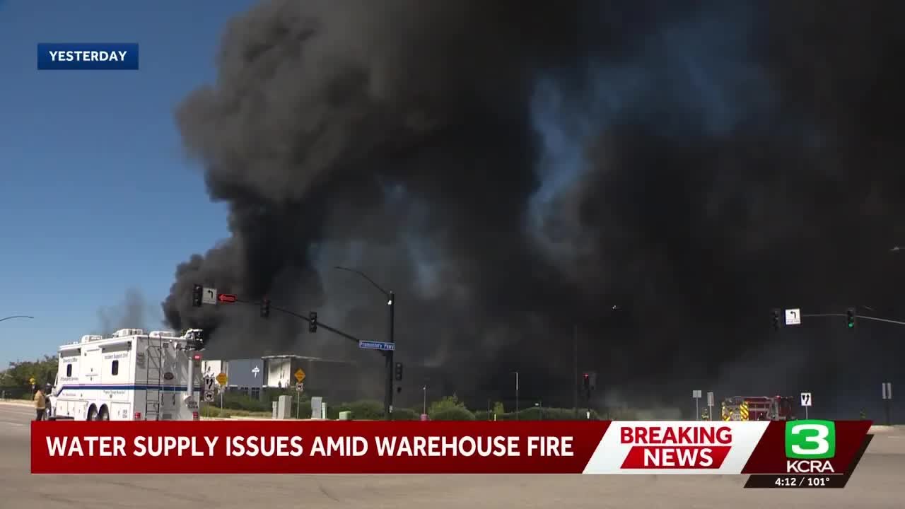 Sprinkler system failure during Tracy warehouse fire raises questions