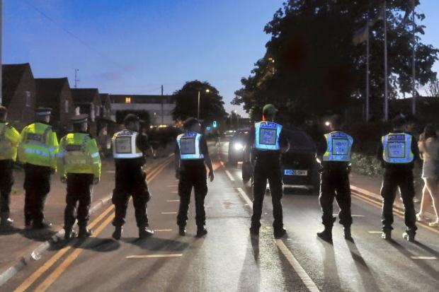 In pictures: Dispersal order put in place after incident at Woodley ...