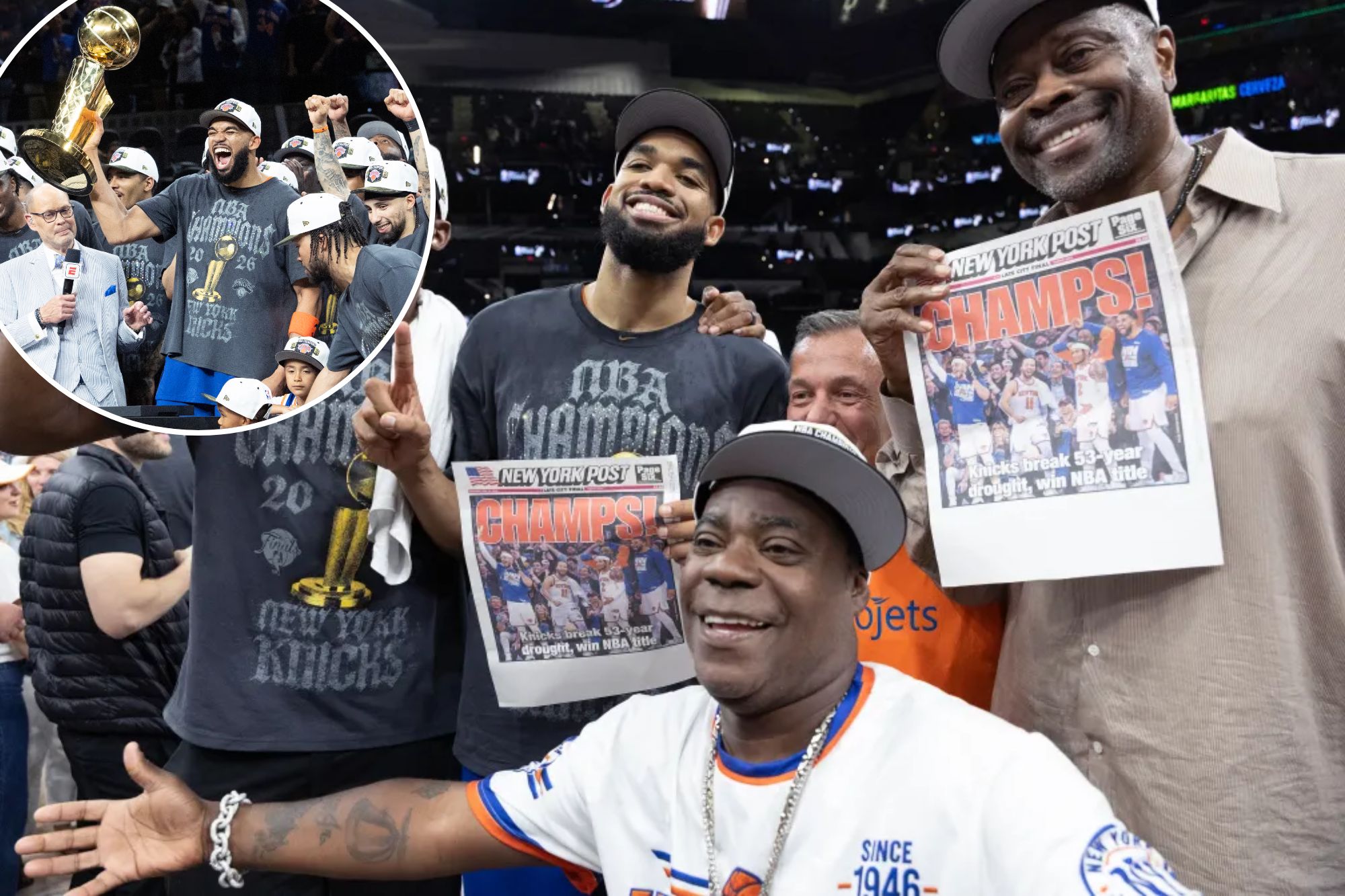 Knicks flying right back home to celebrate NBA championship