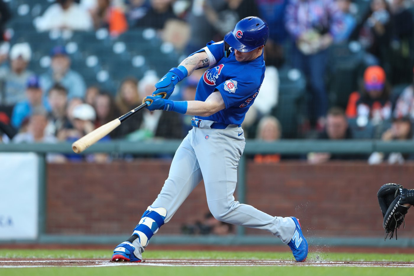 Pete Crow-Armstrong homers on 1st pitch of the game in the Cubs' 6-1 ...