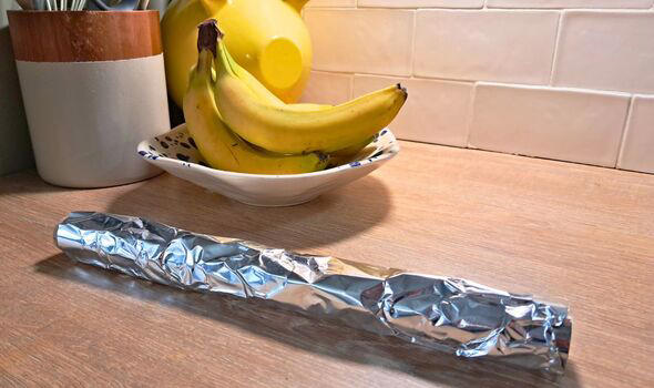 Bananas stay fresh and edible in summer if stored with a common kitchen ...