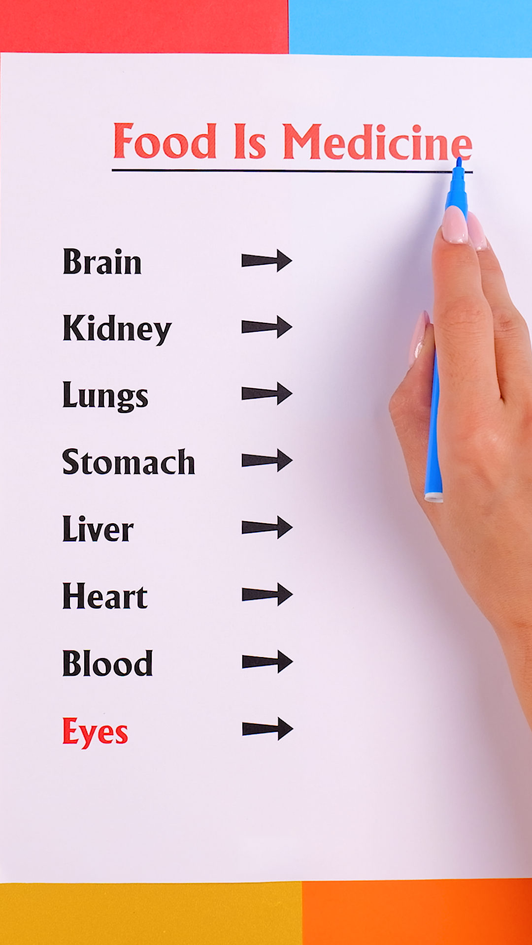 El mejor medicamento para tu cuerpo está en tu plato