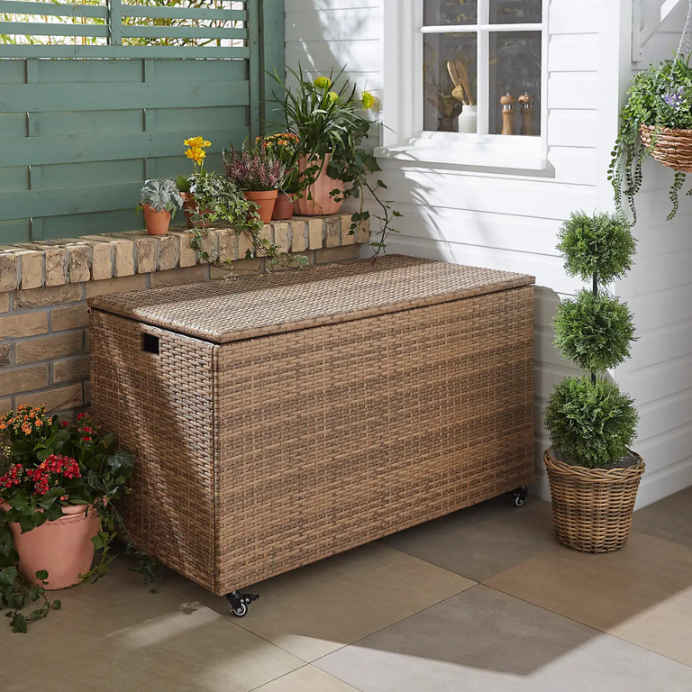 Dunelm has dropped a stylish garden storage box to curb garden clutter ...