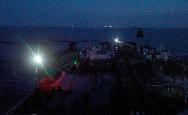 Royal Marines board Russian 'shadow tanker' in Channel in dramatic ...