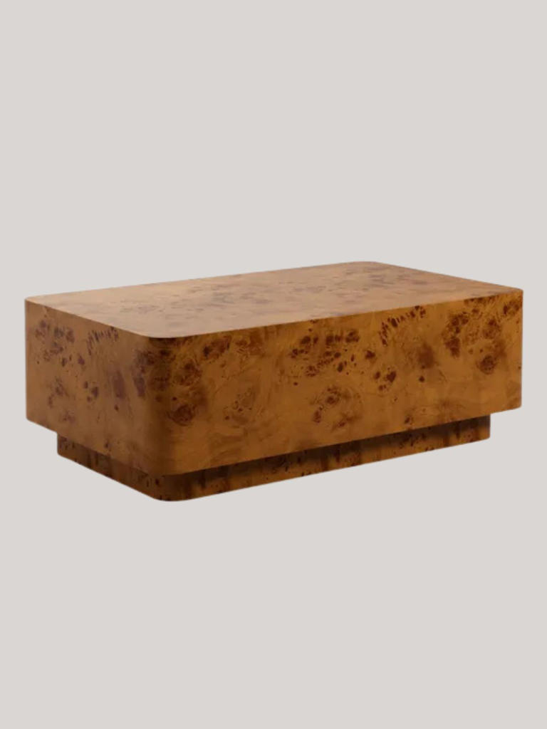 Dunelm's new burl coffee table could easily be mistaken for Anthropologie's