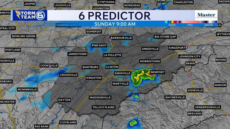 Aware: Strong storms possible Sunday afternoon