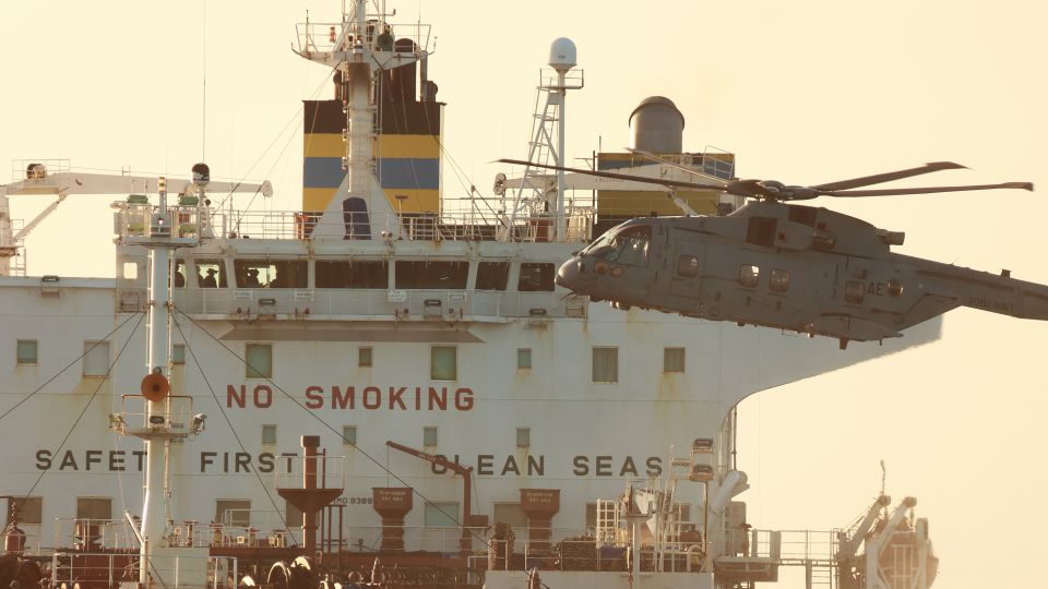 UK intercepts Russian 'shadow fleet' tanker for first time