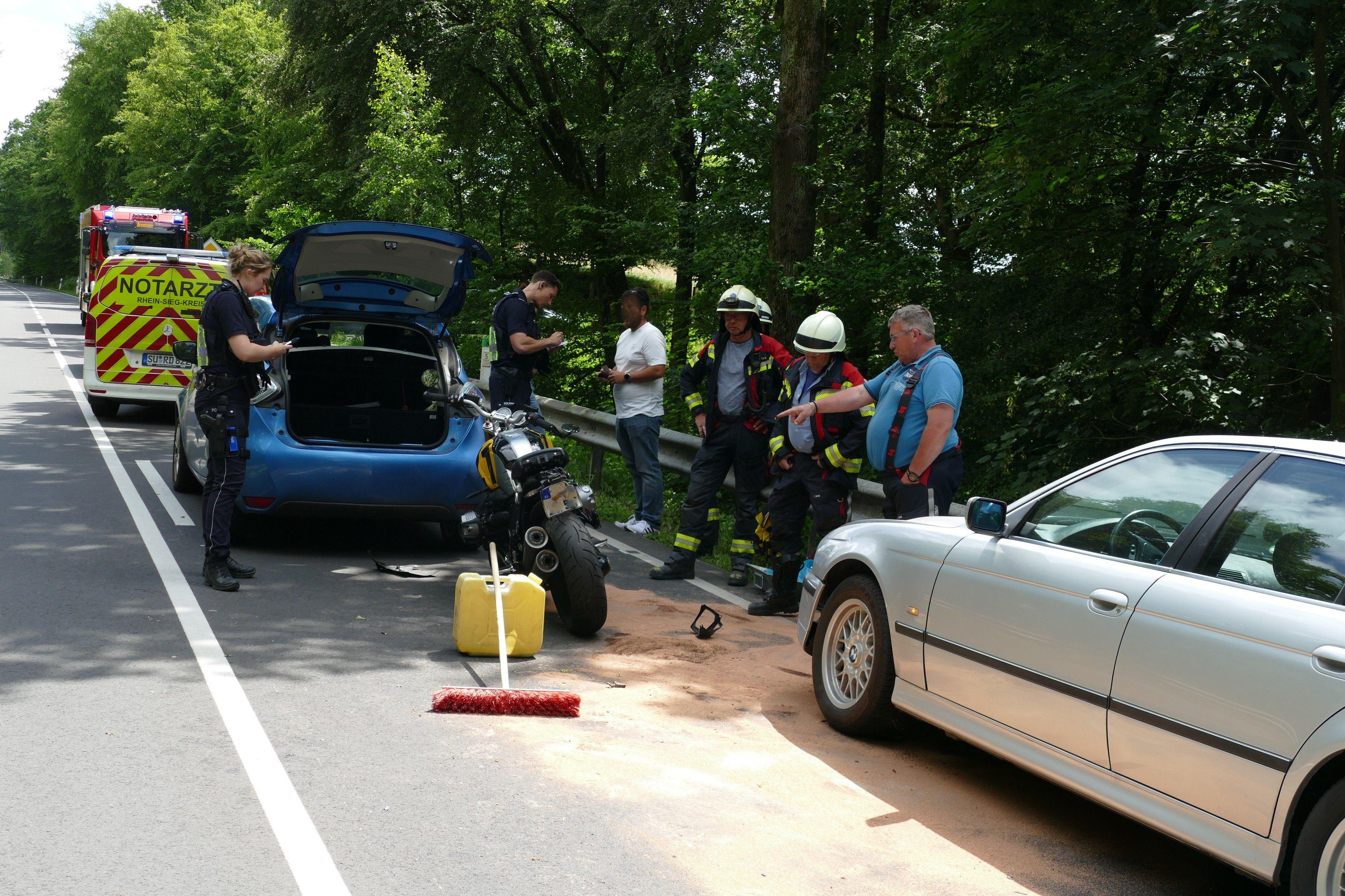Bundesstraße 507: Motorradfahrer bei Unfall in Neunkirchen-Seelscheid ...