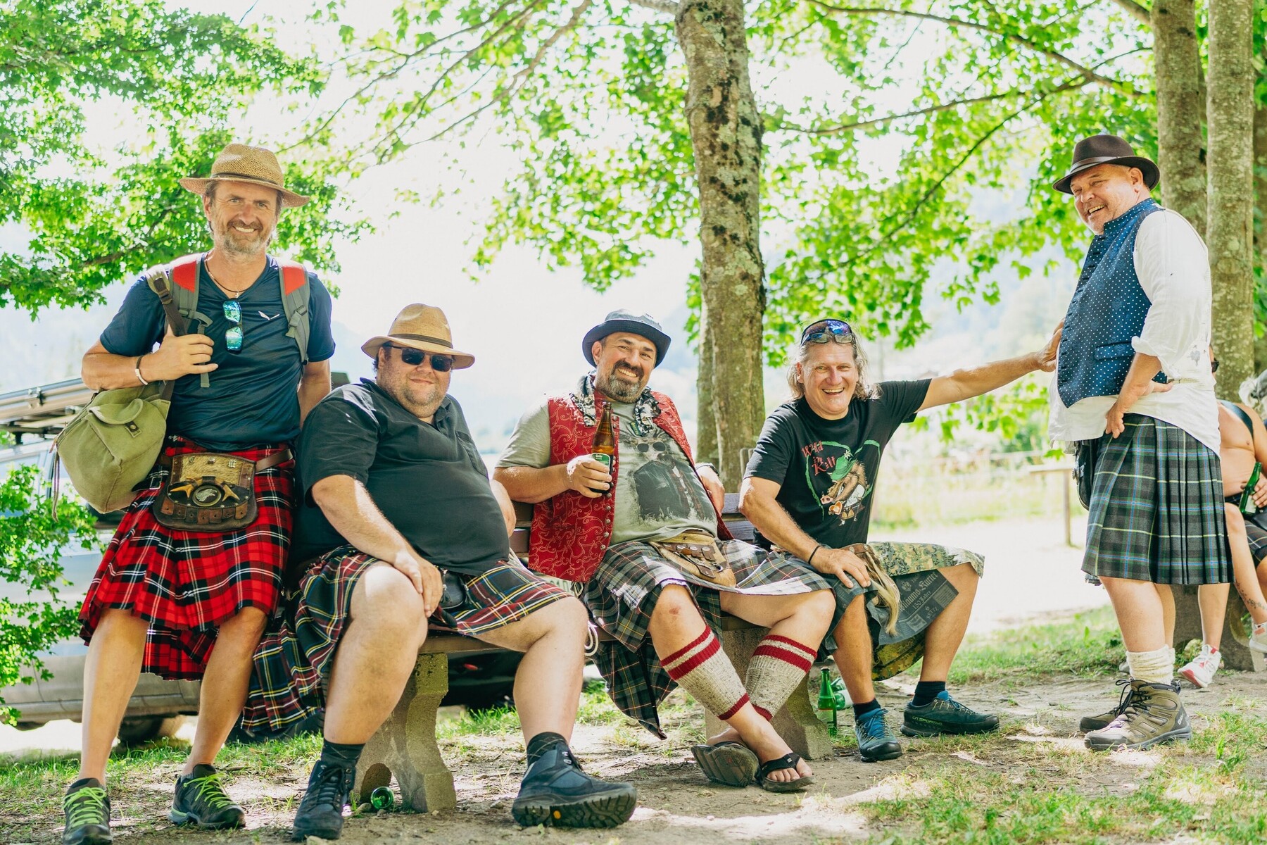 In Kilts und Dirndln durch die Groppensteinschlucht