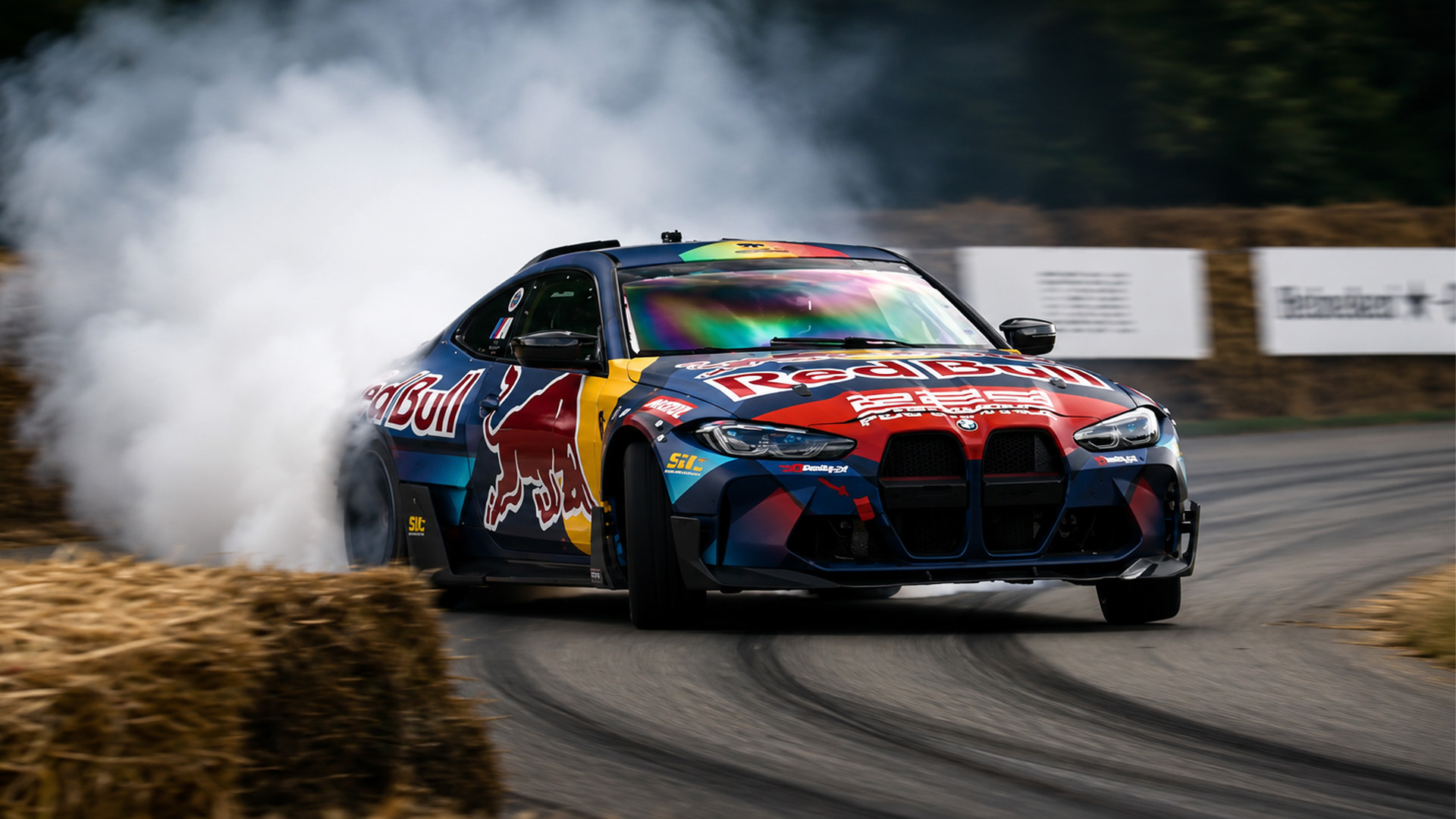BMW M4 track run gets wild with a brutal drift