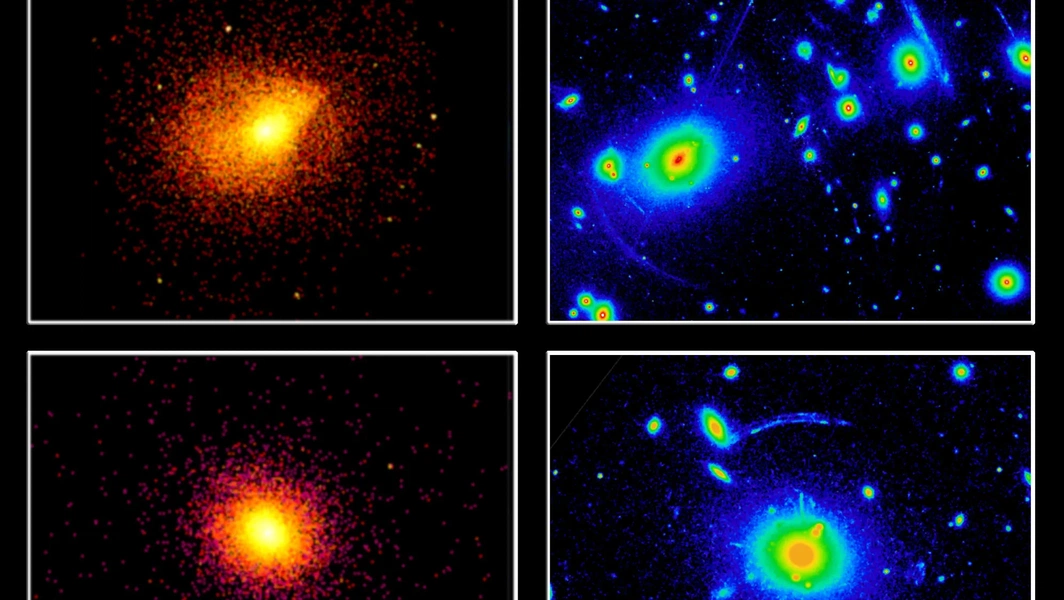 Hubble reveals galaxy cluster bending light from distant universe
