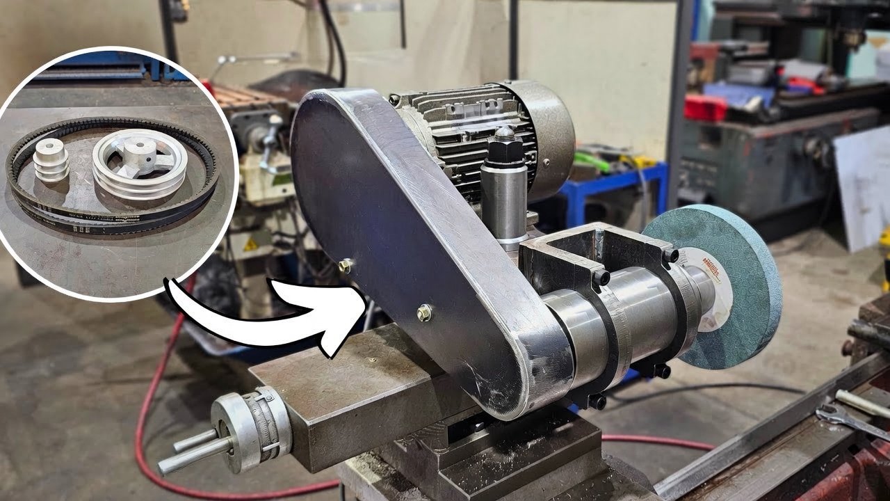 Fabricating a guard for a tool post grinder