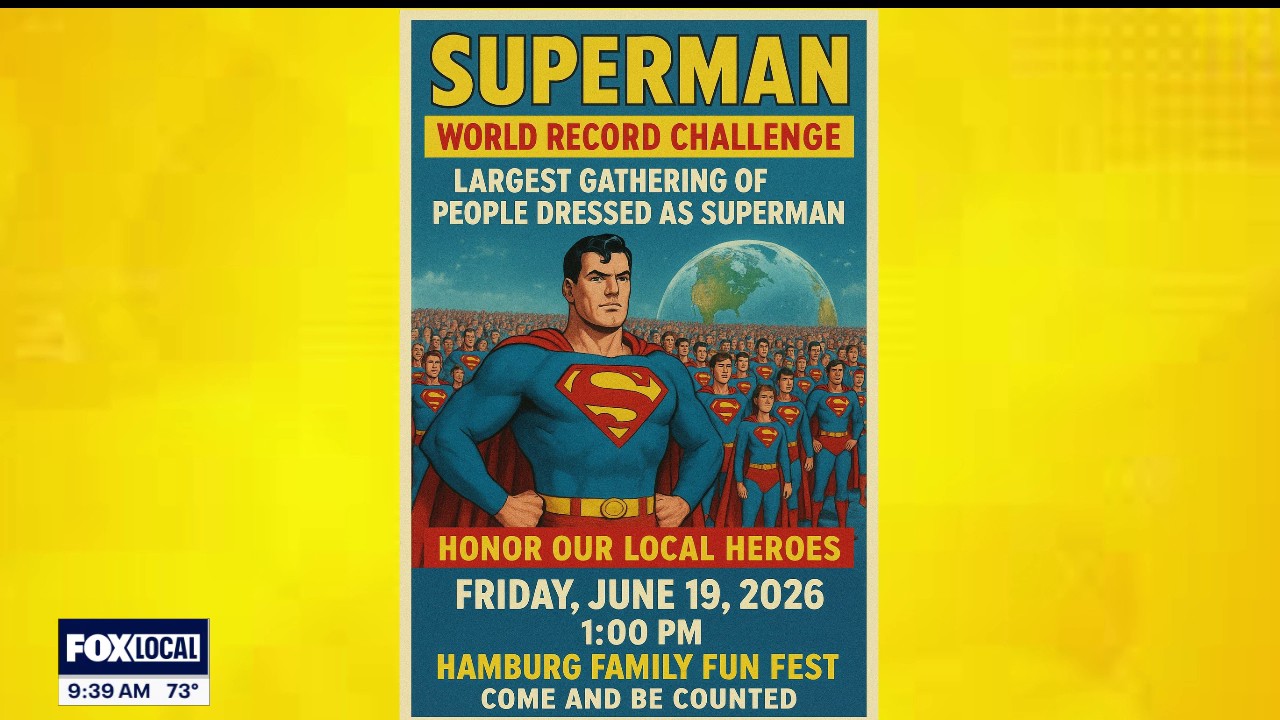 Superman world record challenge