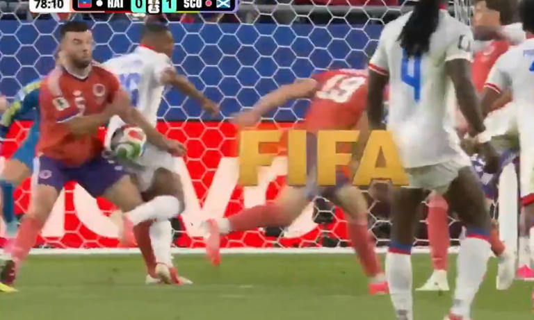 Haiti furious after VAR ignores two handball claims in Scotland's Group ...
