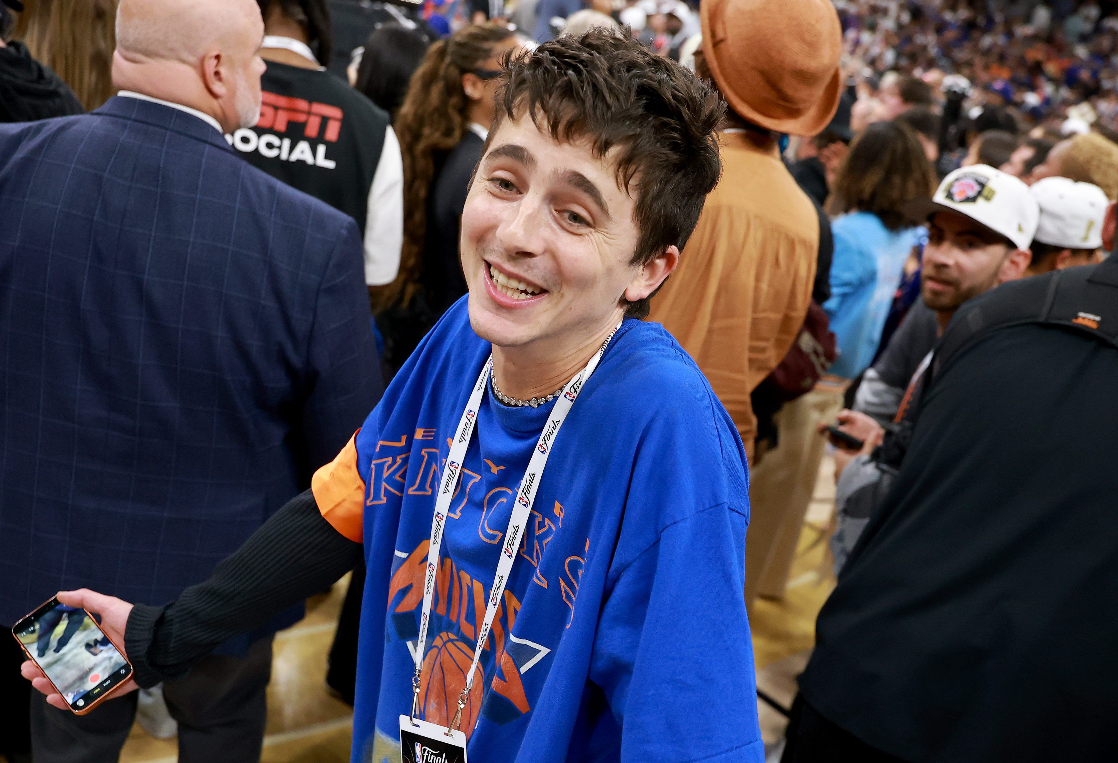 Celebrities attending Knicks games during the 2026 NBA Finals: Photos