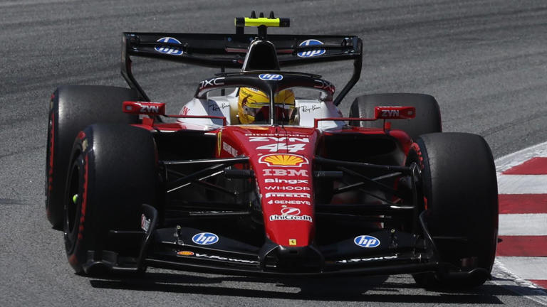 Hamilton wins first grand prix for Ferrari