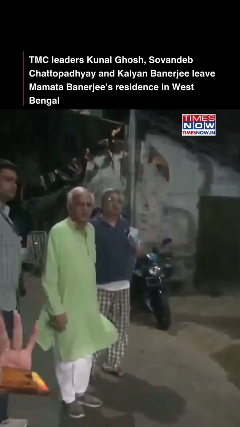 Senior Trinamool Congress TMC leaders Kunal Ghosh, Sovandeb ...