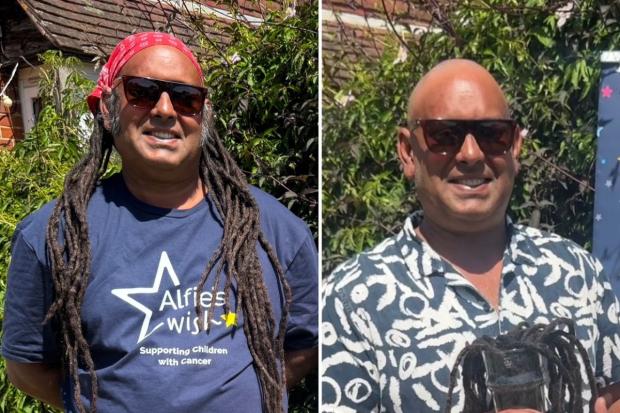 Man sacrifices 32-year-old dreadlocks to raise money for children’s ...