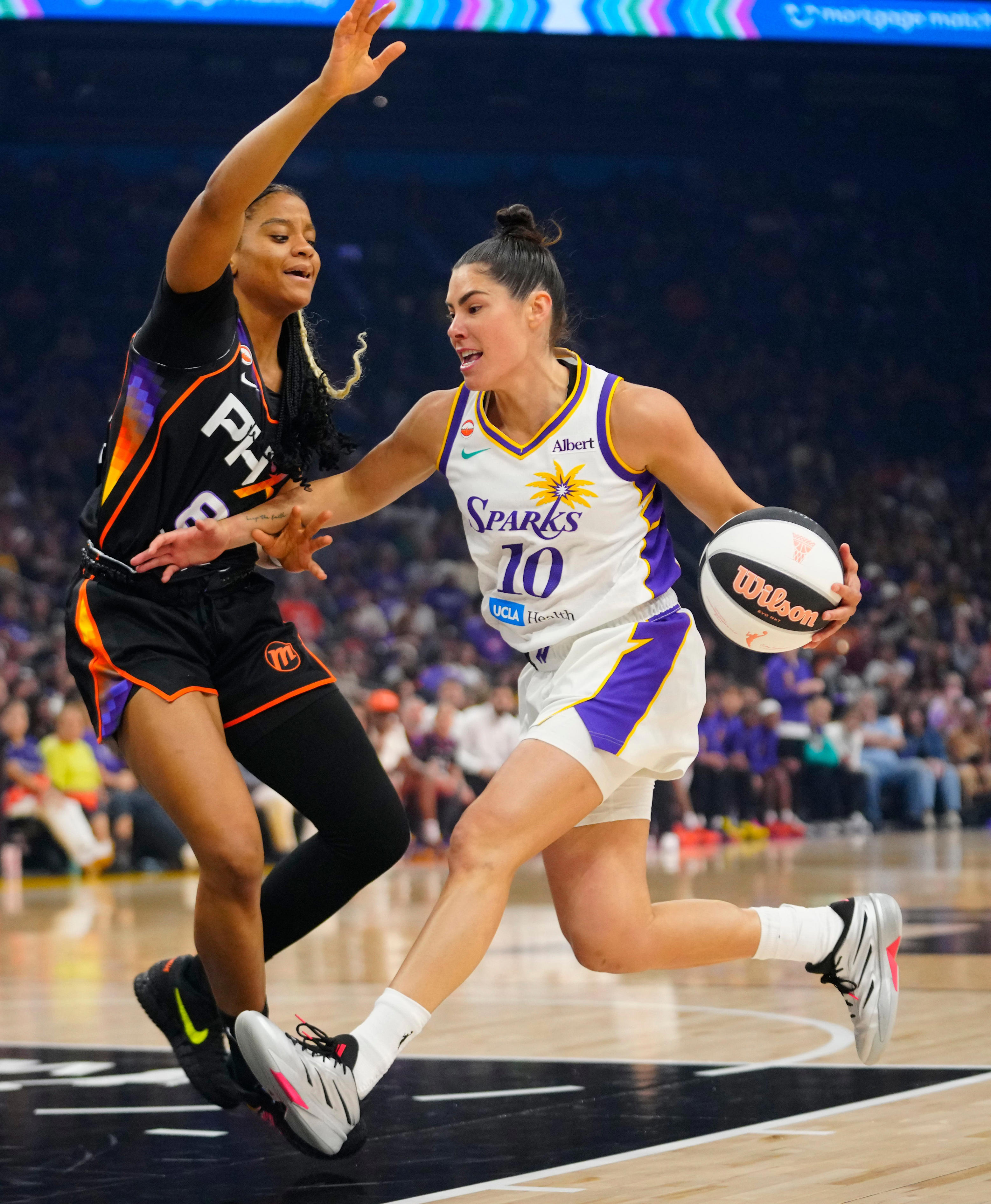 Copper, Plum make WNBA scoring history as Mercury fall to Sparks in OT