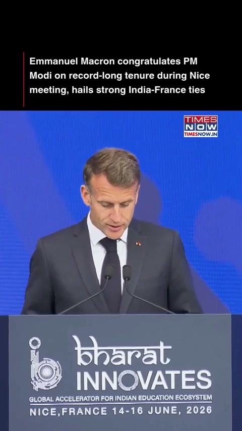 French President Emmanuel Macron congratulated Prime Minister Narendra ...