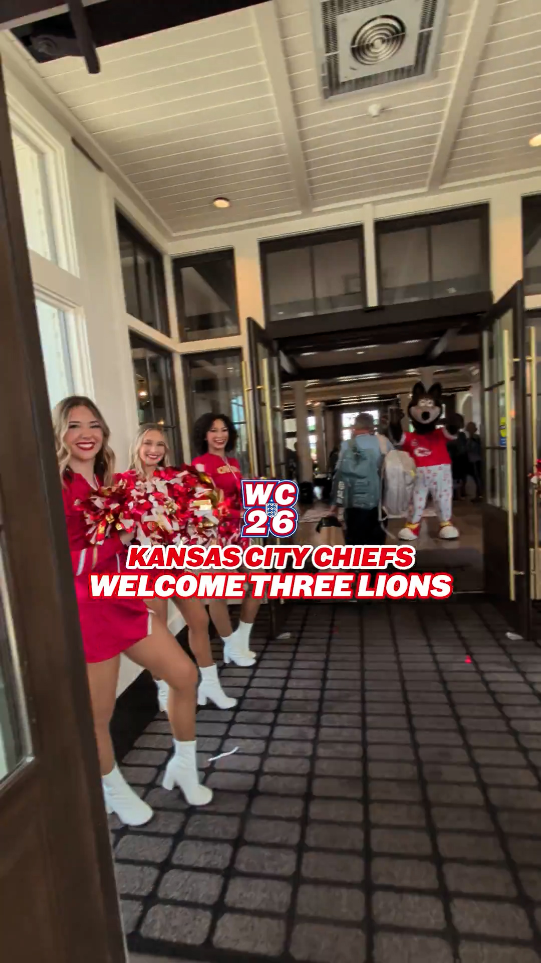 Kansas City Chiefs welcome England football team to Kansas City for ...