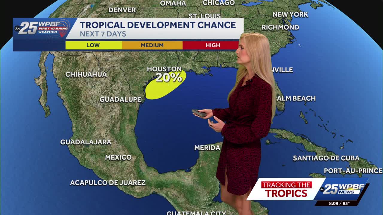 National Hurricane Center tracks low-pressure system in eastern Mexico