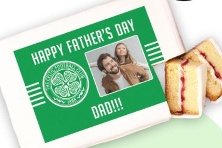 Glasgow Celtic and Rangers fans can grab personalised cake gift for ...