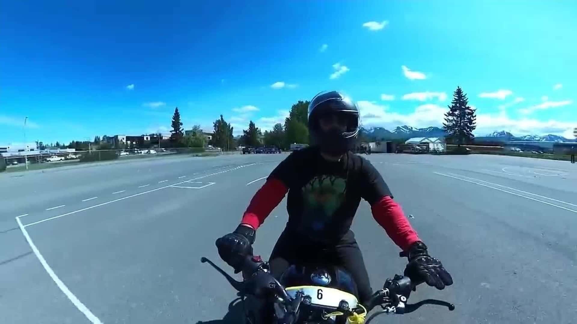 Who steals motorcycles from a riding school in spring? Someone in ...