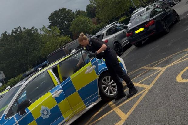 Police called to retail park after man starts punching people in shop