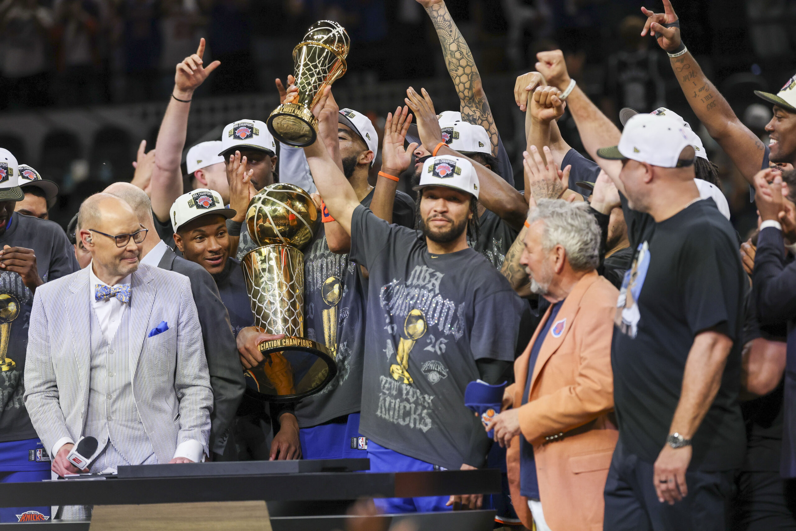 Mitchell Robinson will be at Knicks’ parade, just not in a float