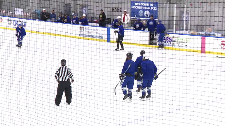 22 hours on the ice: Annual 'Hockey Heals 22' event skates to prevent ...