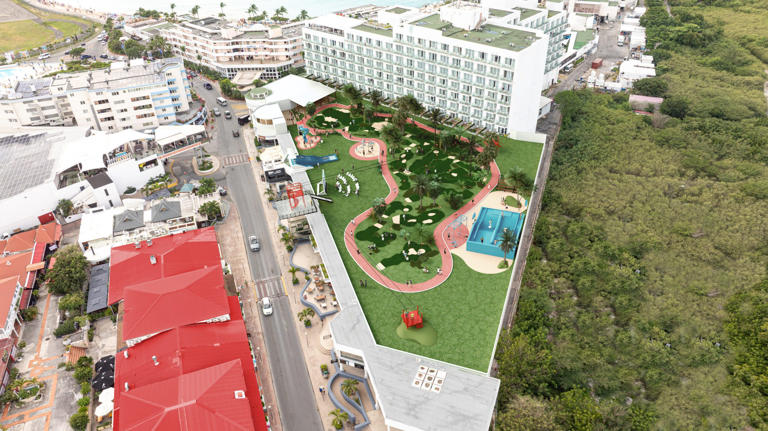 This Caribbean resort just added a 59,000-square-foot sky deck