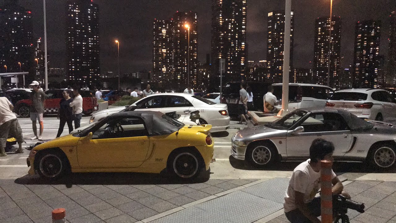 Experience real Japanese car culture stream - TATSUMI PA! JDM Tokyo ...
