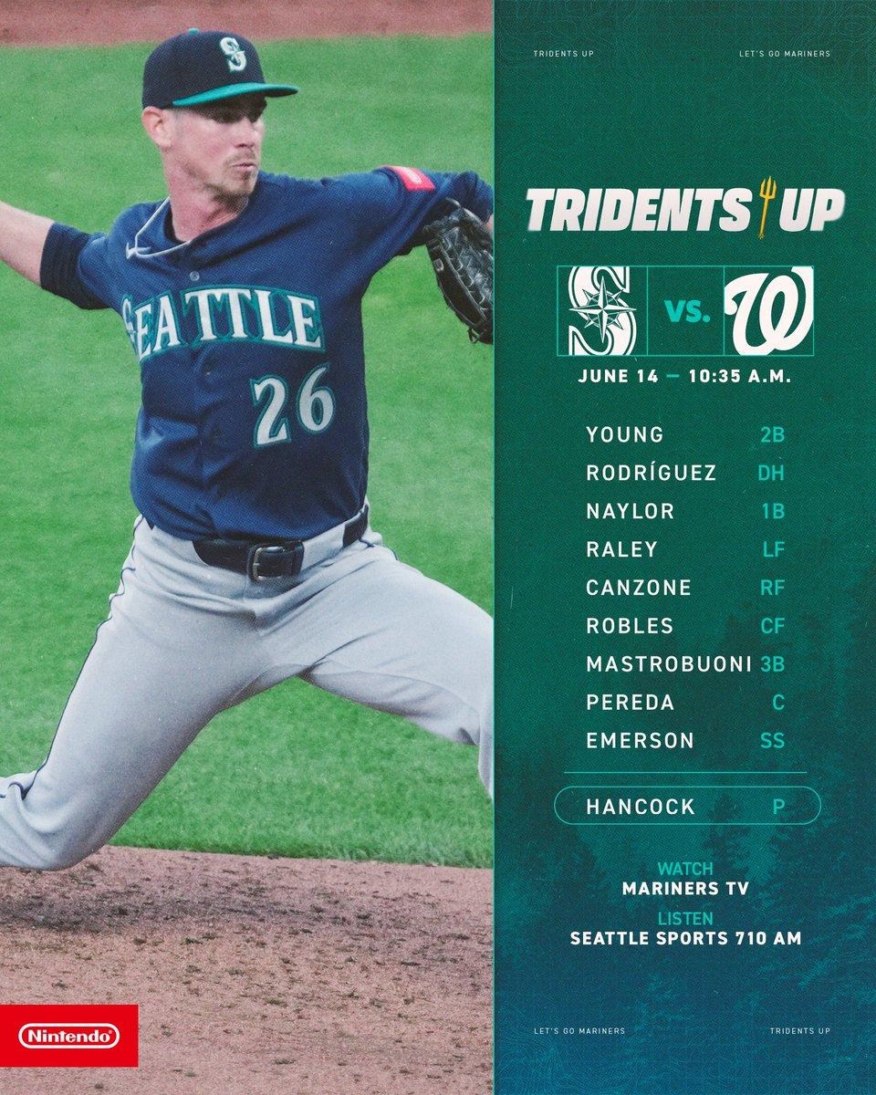 Mariners game #73 preview and discussion: 6/14, Seattle at Washington