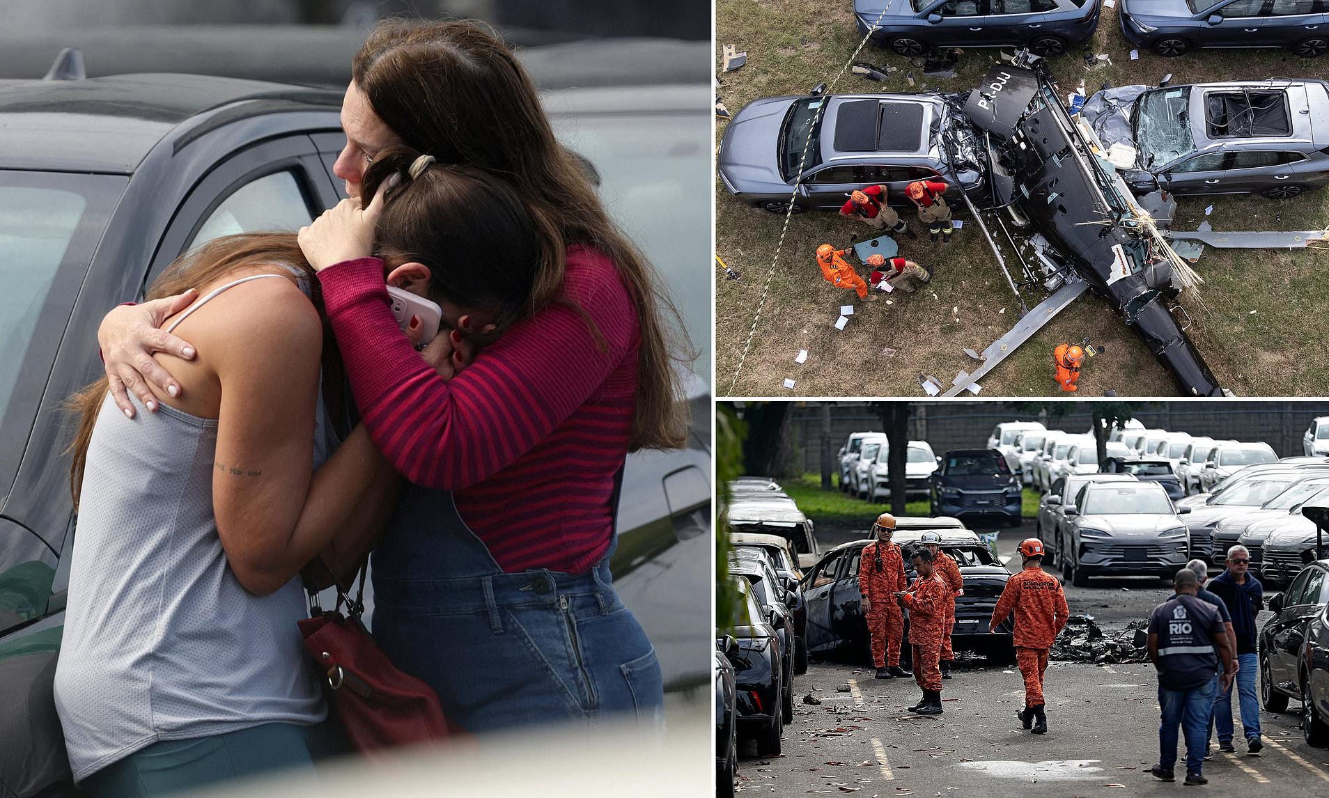 Six people are dead after two helicopters collided in Brazil and ...