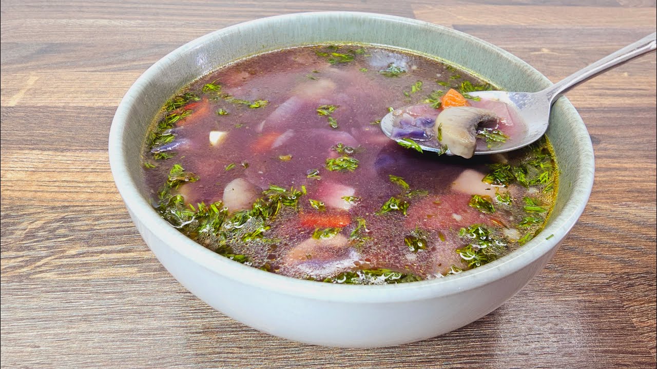 Unglaubliches Rezept: Köstliche lila Suppe, die Sie dringend kochen müssen