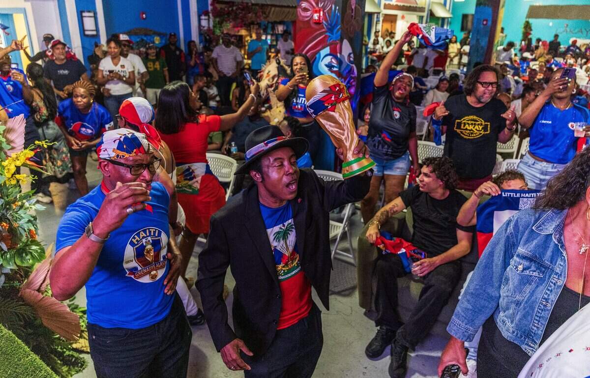 Haitian fans gather in Miami to watch long-awaited World Cup return