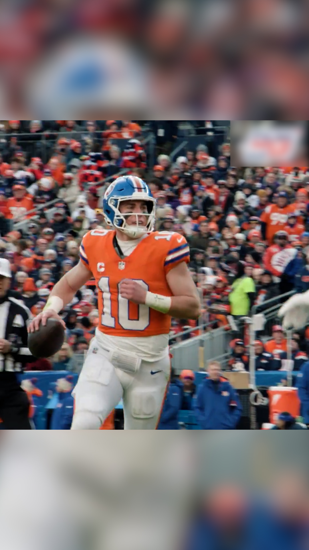 Denver Broncos quarterback Bo Nix executes improbable touchdown play of ...
