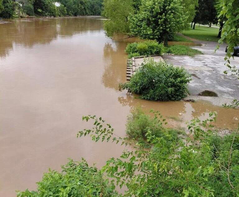 City of Ozark, Mo., closes Finley River Park due to rising water levels