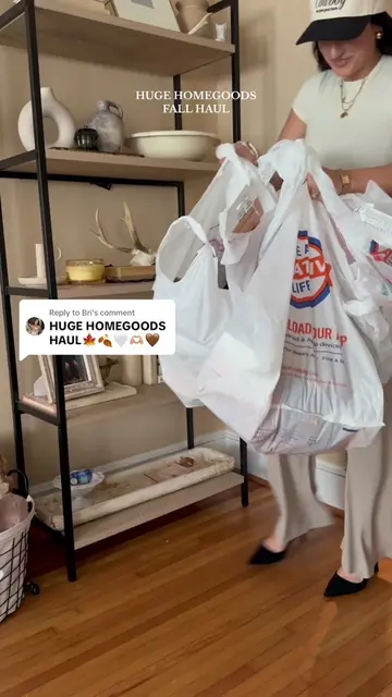 My huge HomeGoods fall haul and cozy decor refresh