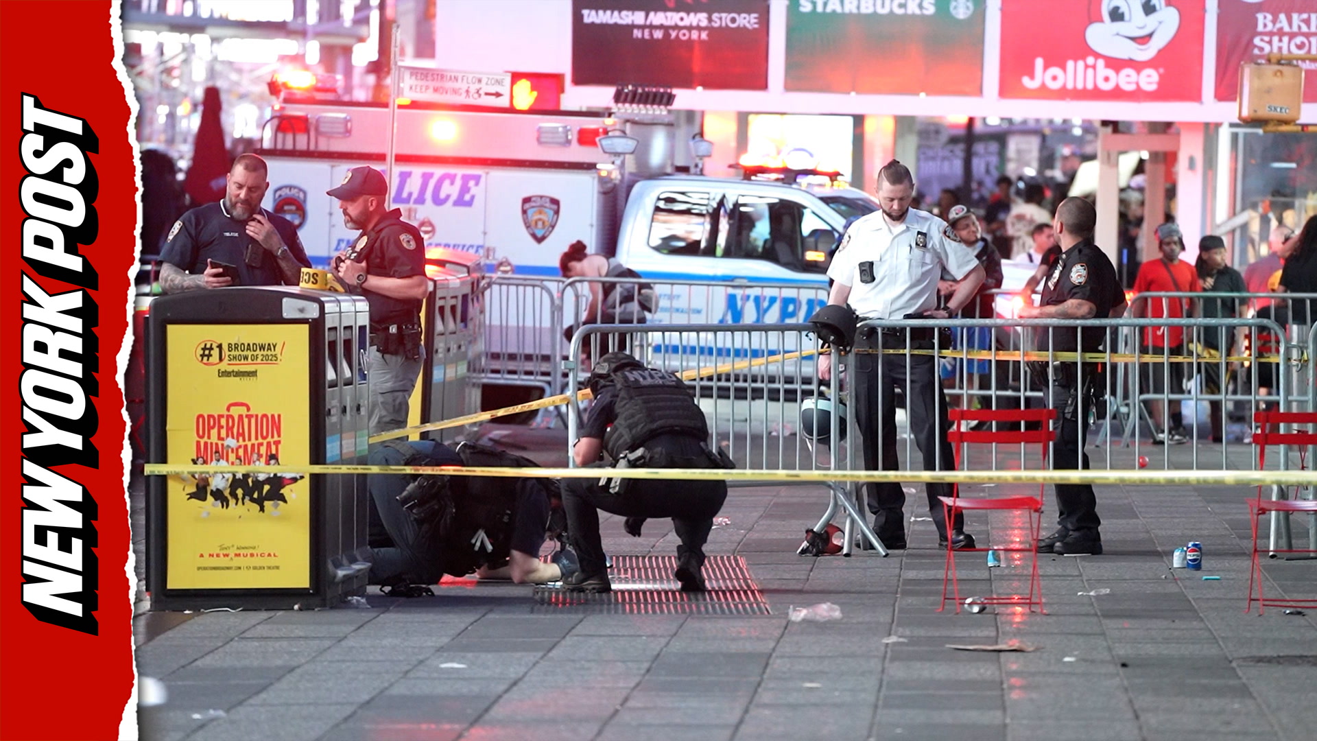Teen shot during Knicks championship celebration in Times Square