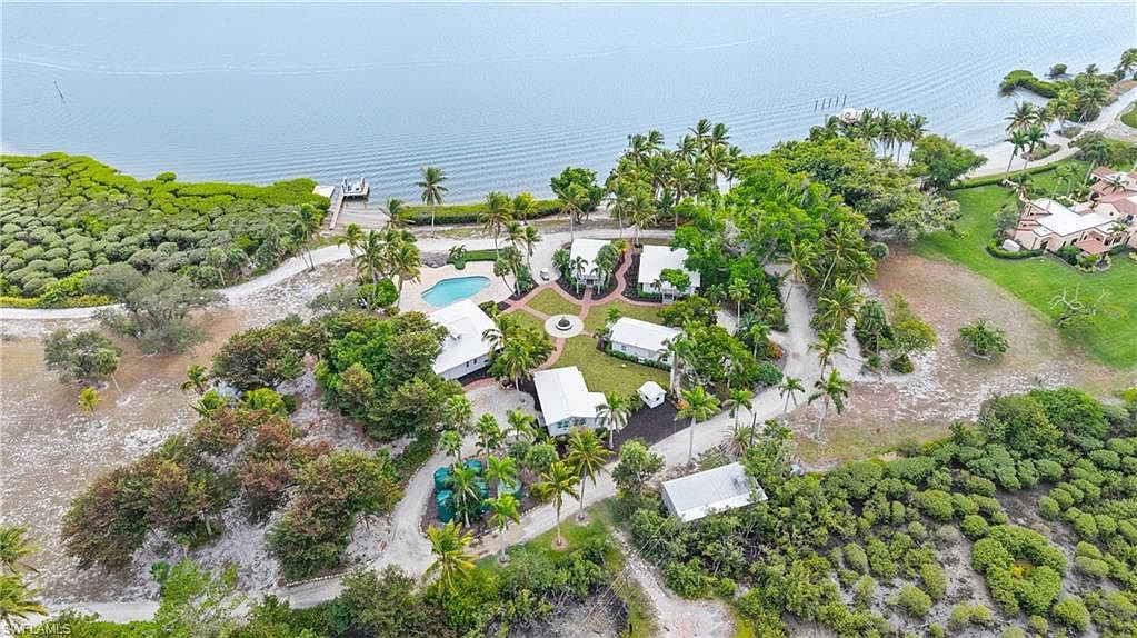 Spectacular 1928 Mizner estate on Burgess Island in Florida, featuring ...