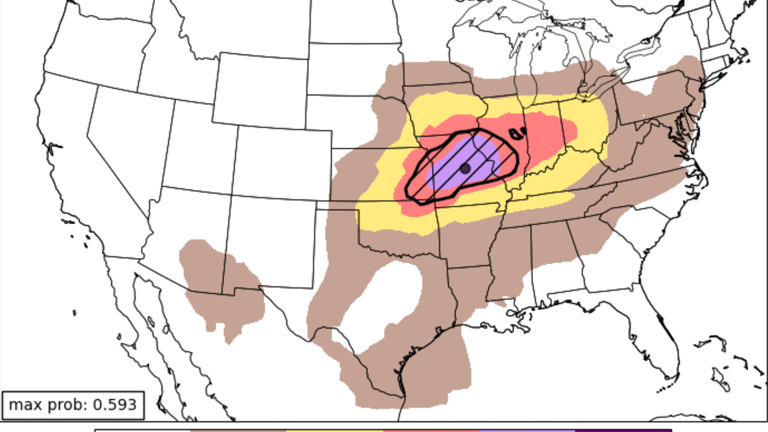 No one's forecasting a tornado chance in Minnesota on Wednesday, except ...